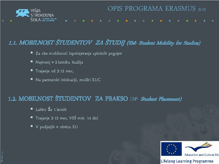 UVODNI DAN ZA TUDENTE PROGRAM ERASMUS Nastja Beznik
