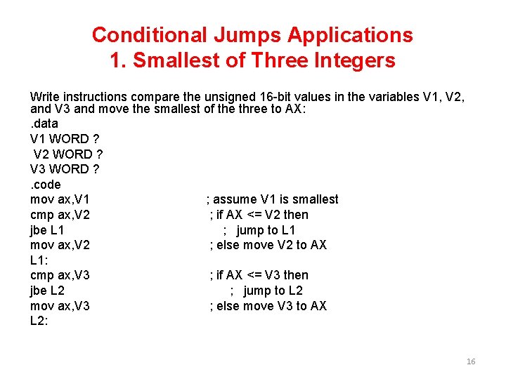 Conditional Processing Practice Questions 1 Book Chapter Assembly