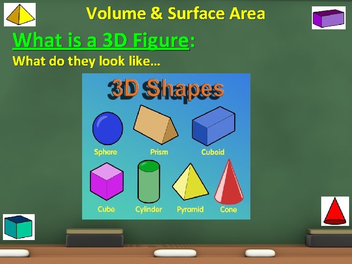 Volume Surface Area Volume Surface Area Objectives 7