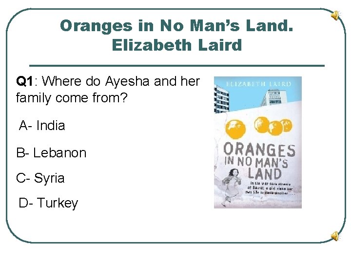 Southwark Book Award Quiz Once Morris Gleitzman Q