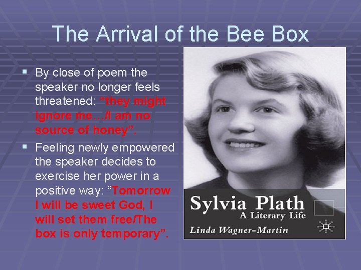 Sylvia Plath Poetry Her Life Sylvia was born