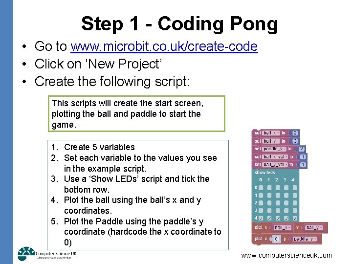 Coding the Micro Bit Creating your own Handheld