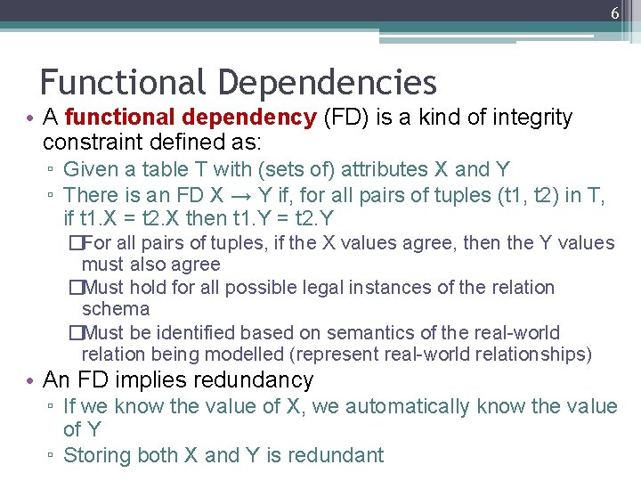 Schema Refinement and Normal Forms ENGI 3675 Database