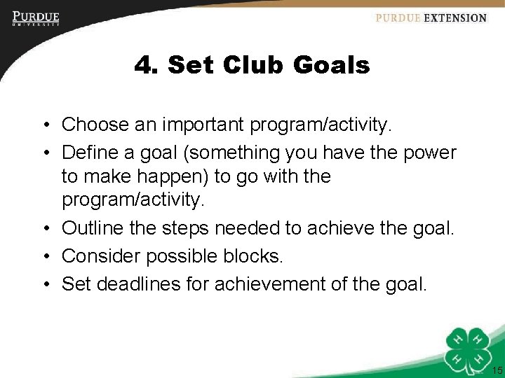 Goal Setting 1 Objectives 1 Understand the process