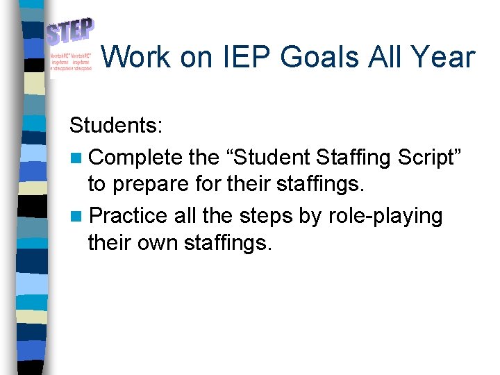 Teaching Students to Become Actively Involved In IEP