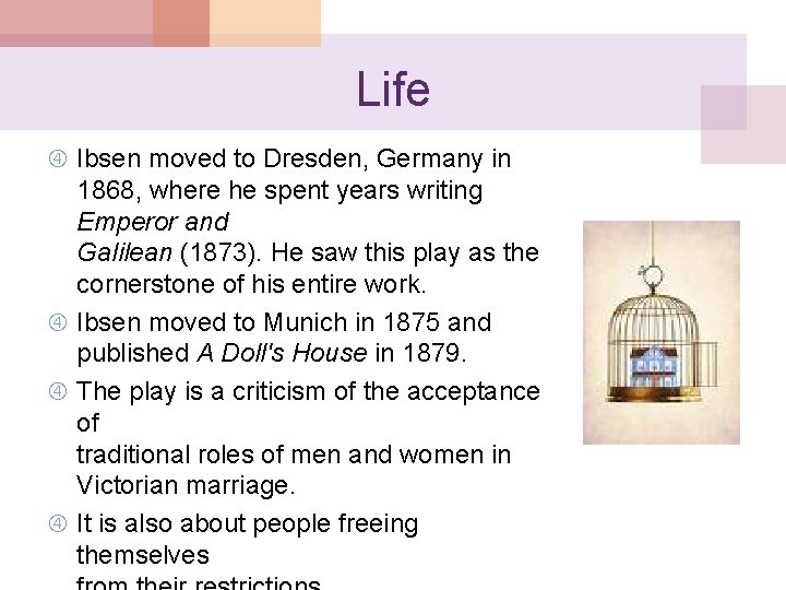 20 March 1828 23 May 1906 Henrik Ibsen