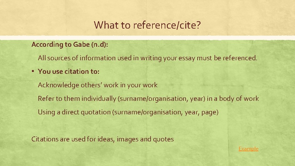 Referencing Acknowledging intellectual property bibliography and ...