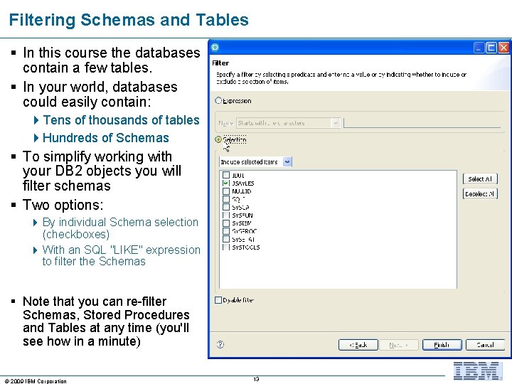 IBM Software Group RDz Workbench Using the Data