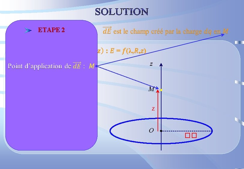 TD ELECTRICITE CHAPITRE 1 ELECTROSTATIQUE DISTRIBUTION CIRCULAIRE CONTINUE