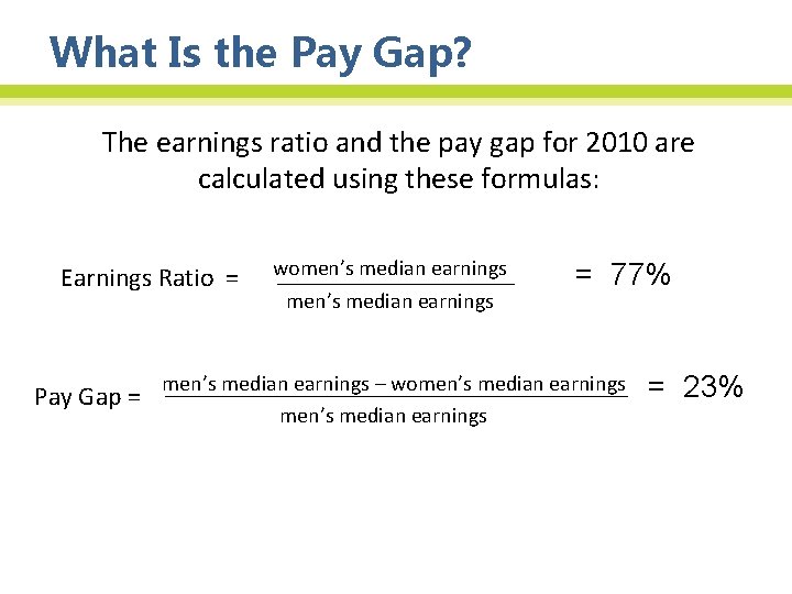 THE SIMPLE TRUTH ABOUT THE GENDER PAY GAP