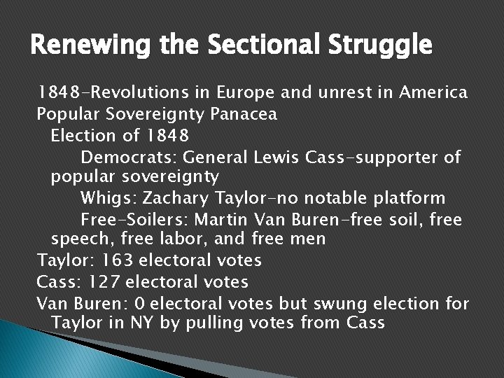 Day 57 Renewing the Sectional Struggle Baltimore Polytechnic