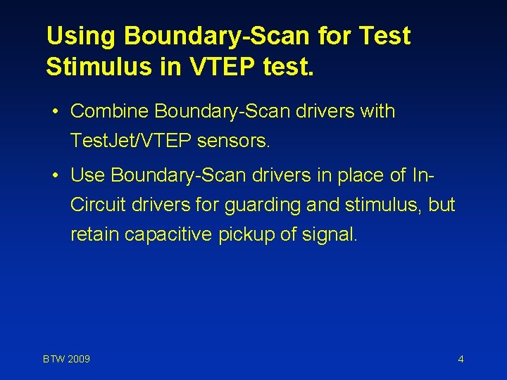 Boundaryscan Driven Vectorless Testing On Active Components Steve