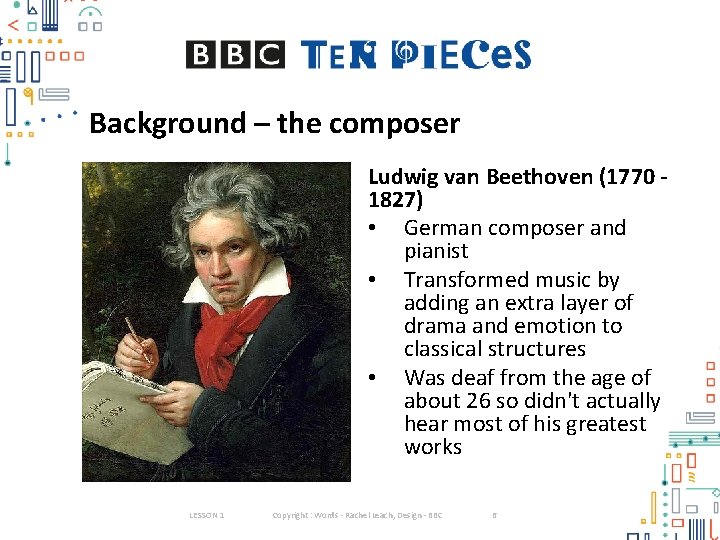 Ludwig van Beethoven Symphony No 5 Primary classroom