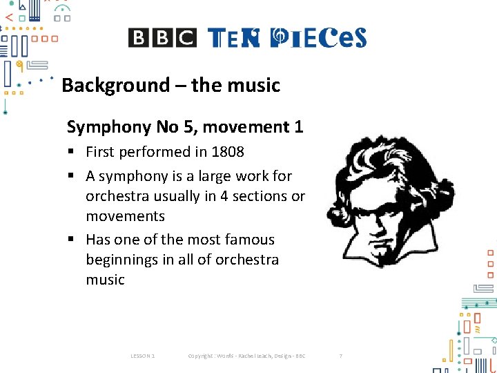 Ludwig van Beethoven Symphony No 5 Primary classroom