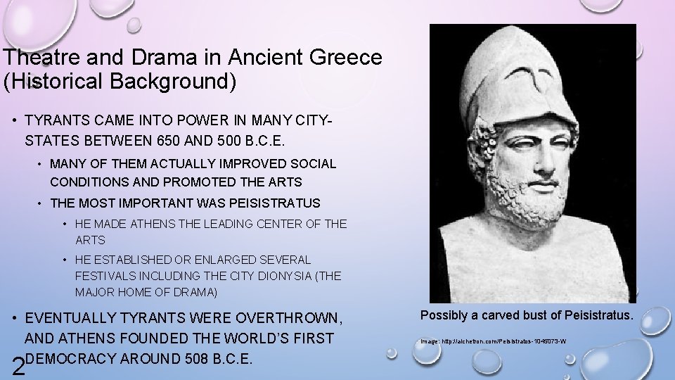 Theatre and Drama in Ancient Greece Historical Background