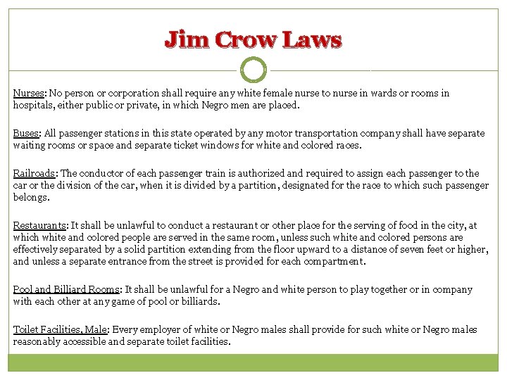 Segregation and Discrimination Ida B Wells This is