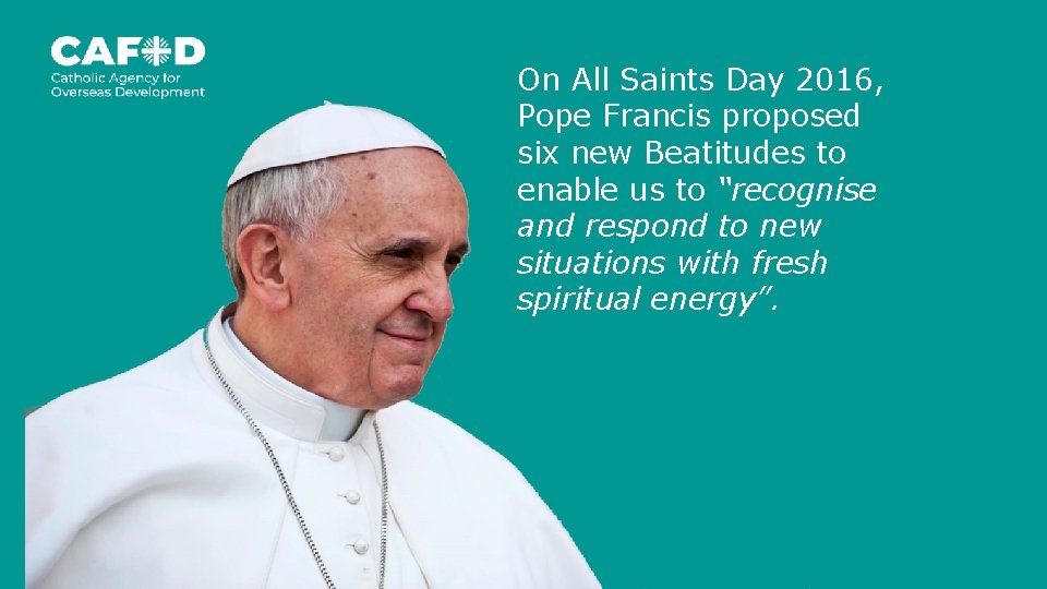 The Beatitudes The Beatitudes are in some sense