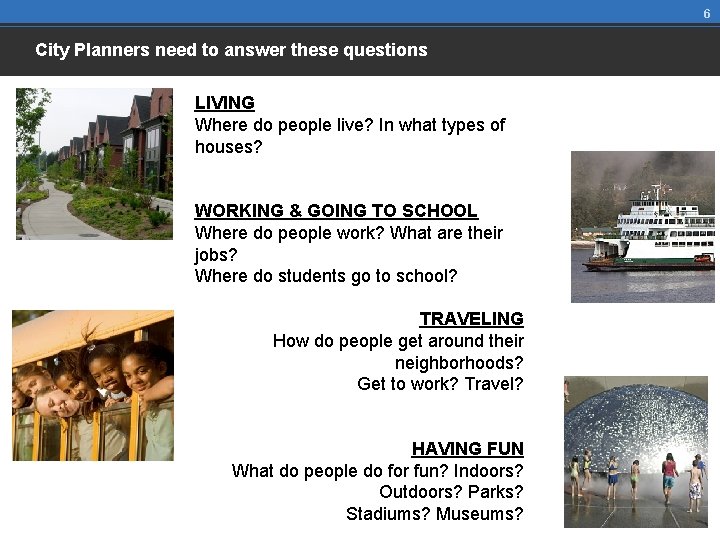 Urban City Planning Career Day Name of School