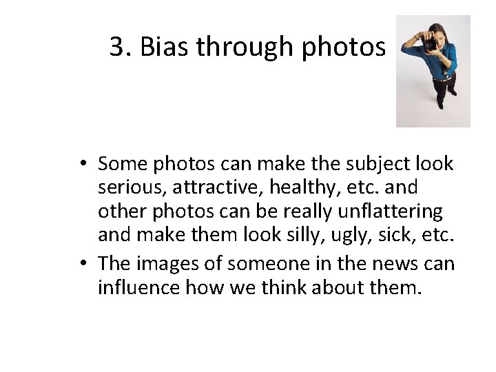 Bias in Literature What do you already know