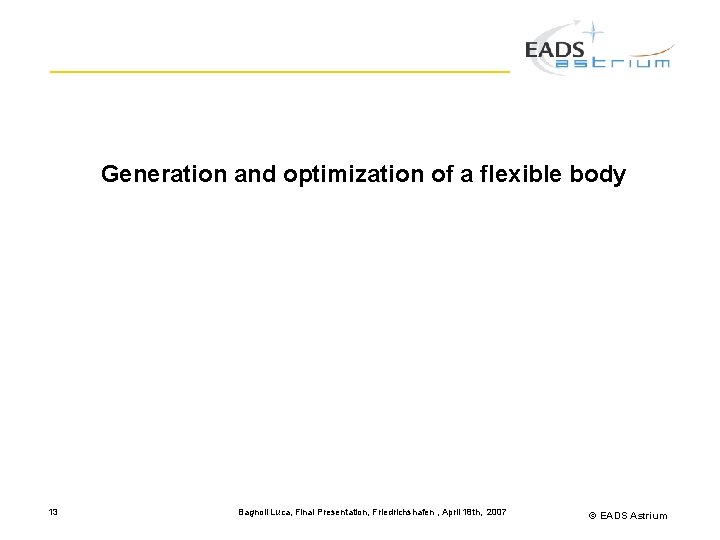 MULTIBODY ANALYSIS OF SOLAR ARRAY DEPLOYMENT USING FLEXIBLE