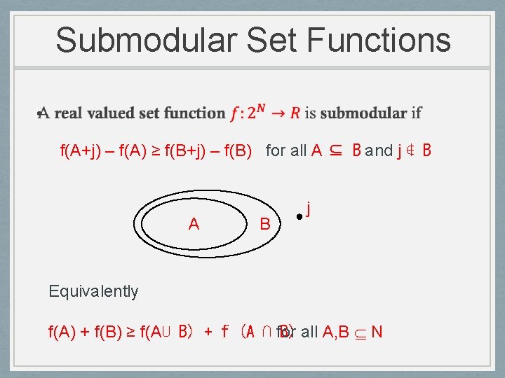 Parallel Algorithms for Submodular Function Maximization Chandra Chekuri