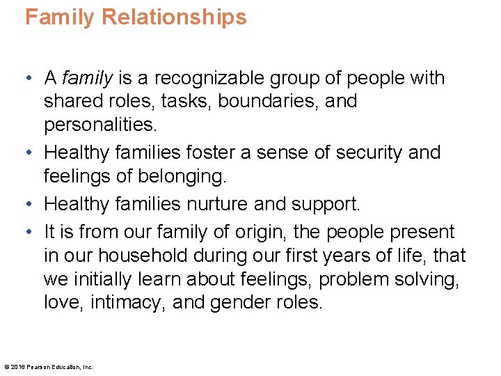 Chapter 4 Lecture Chapter 4 Building Healthy Relationships