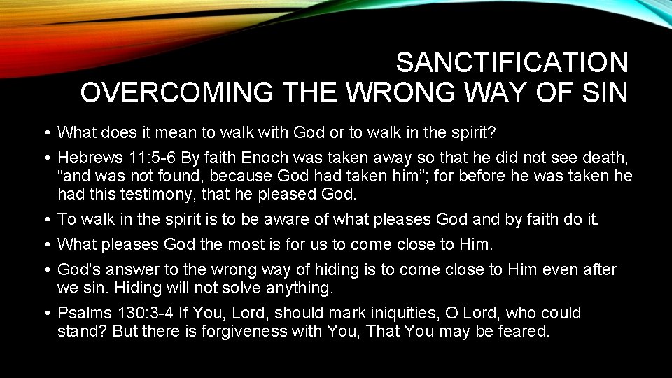 7 BENEFITS OF CALVARY IN GENESIS The vision