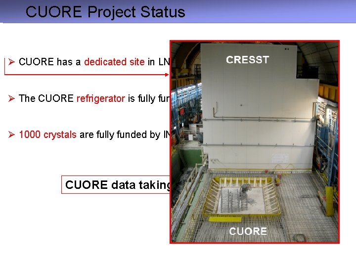 The CUORE experiment Marisa Pedretti INFN Milano Bicocca