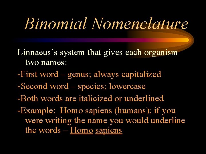 Organizing Life Classification Taxonomy Dichotomous Key A brief