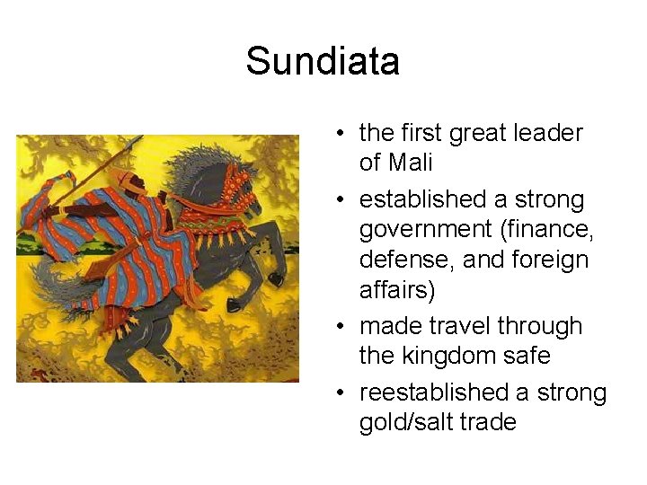 6 Early African Societies Standard Describe the diverse