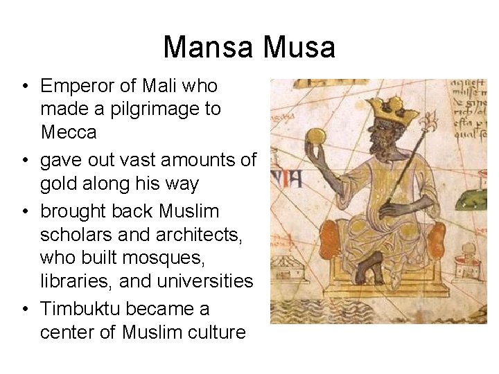 6 Early African Societies Standard Describe the diverse