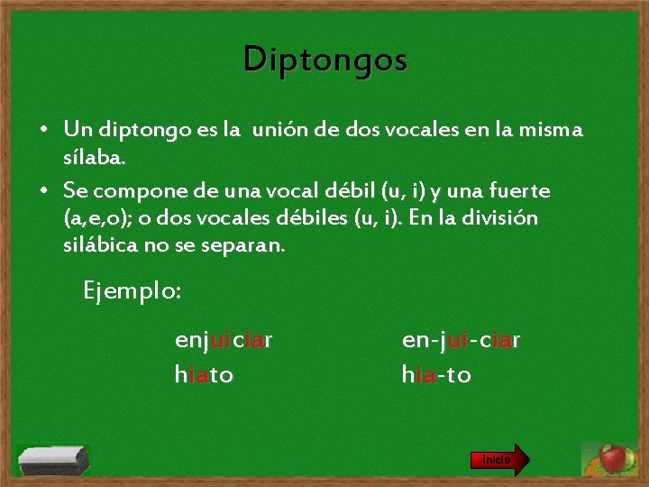 Aprendiendo a dividir las Palabras en Slabas Lic