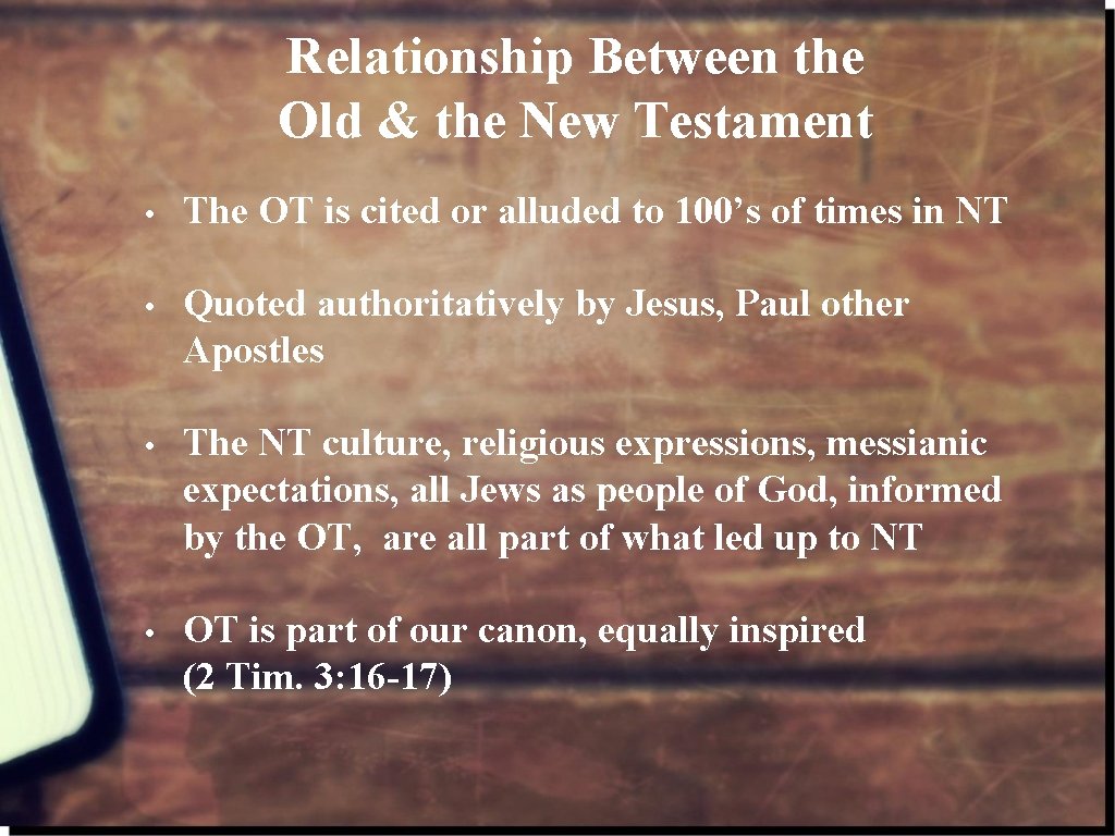 How to Study the Bible Week 3 Old