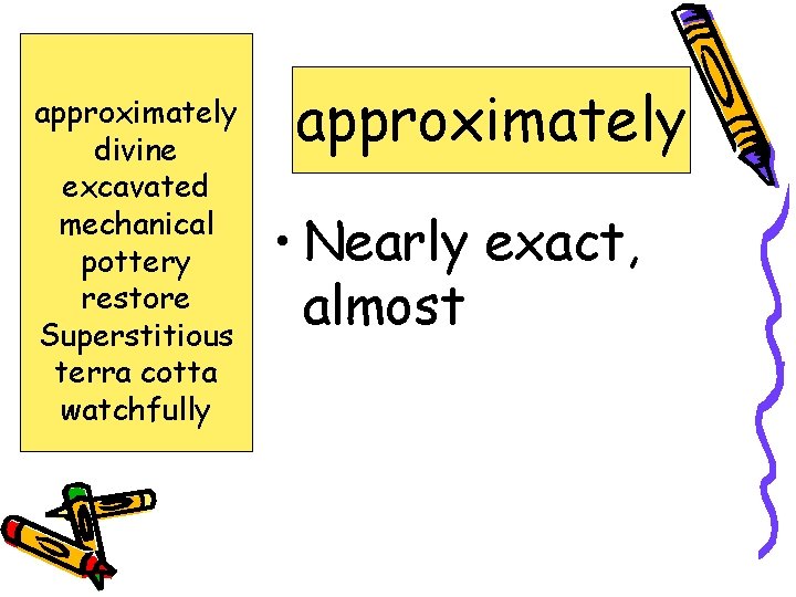 Emperors Silent Army Vocabulary Words Sixth Grade Unit