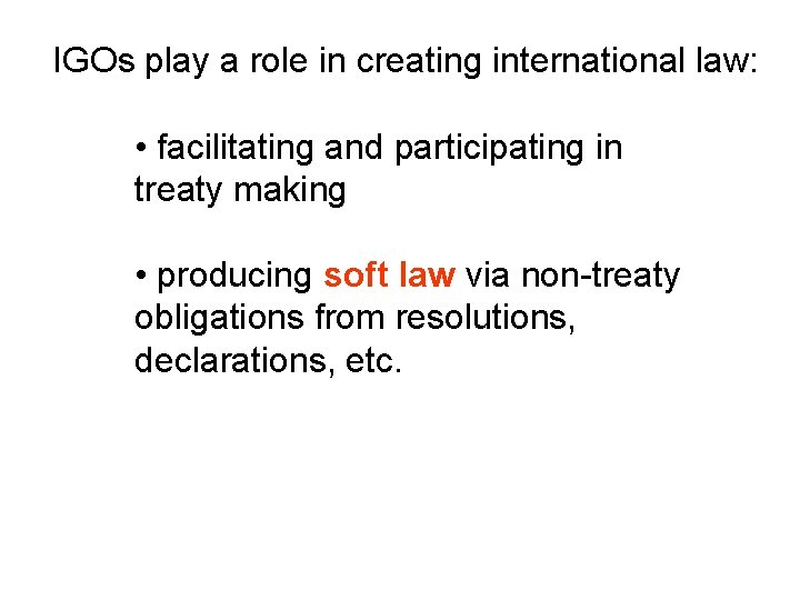 International Organizations Intergovernmental Organization IGO ...