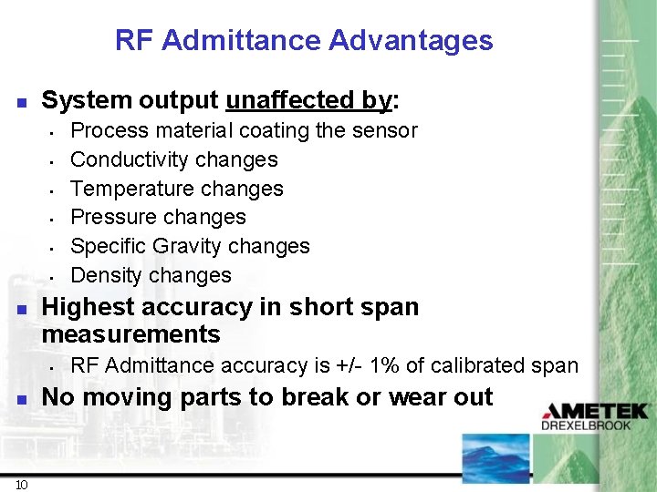 RF Admittance Continuous Basics Theory of Operation AMETEK