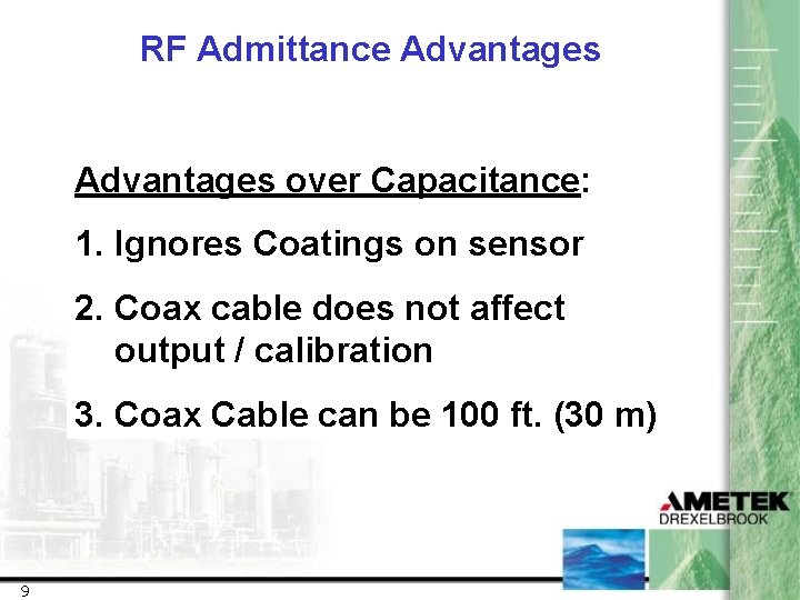 RF Admittance Continuous Basics Theory of Operation AMETEK