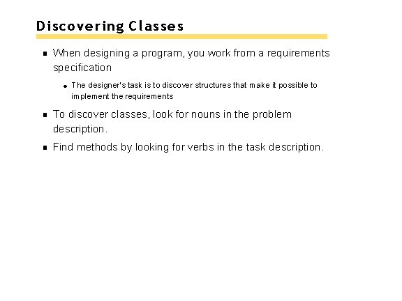 Chapter 12 ObjectOriented Design Chapter Goals To learn