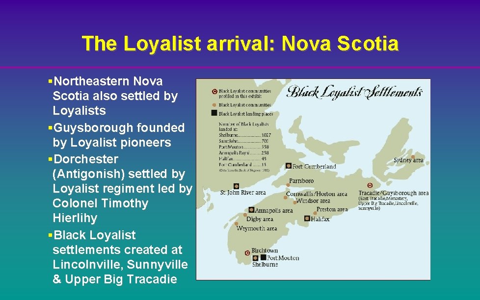 The United Empire Loyalists British North America The