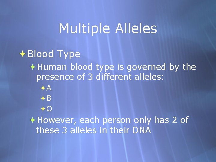 Incomplete Dominance Codominance and ABO Blood Types Review