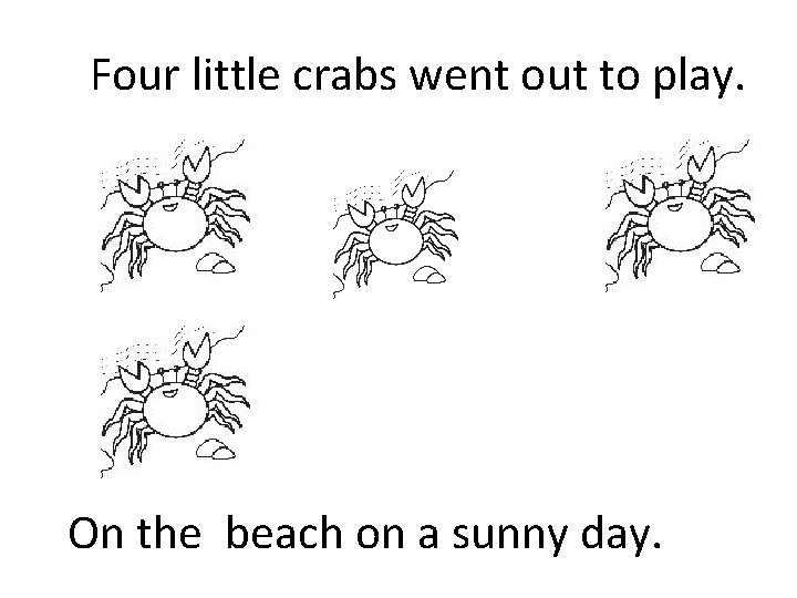 Five Little Crabs by Dr Jean Adapted by