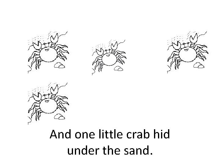 Five Little Crabs by Dr Jean Adapted by