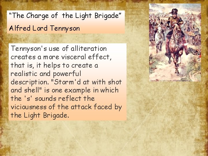 The Charge of the Light Brigade Alfred Lord