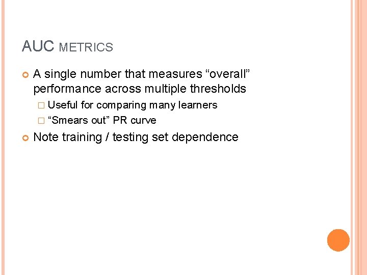 TAMING THE LEARNING ZOO SUPERVISED LEARNING ZOO Bayesian