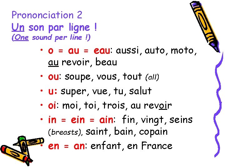 Examen oral Libert chapitre 2 Prononciation 1 Attention