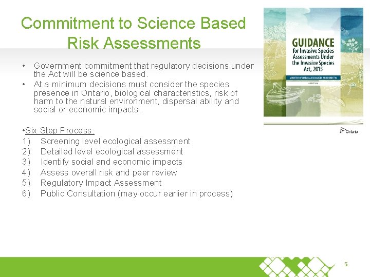 Collaborative Approach to Risk Assessment for Invasive Species