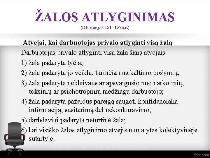 DARBO SANTYKI ADMINISTRAVIMAS STAIGOSE IR MONSE DARBO APMOKJIMO