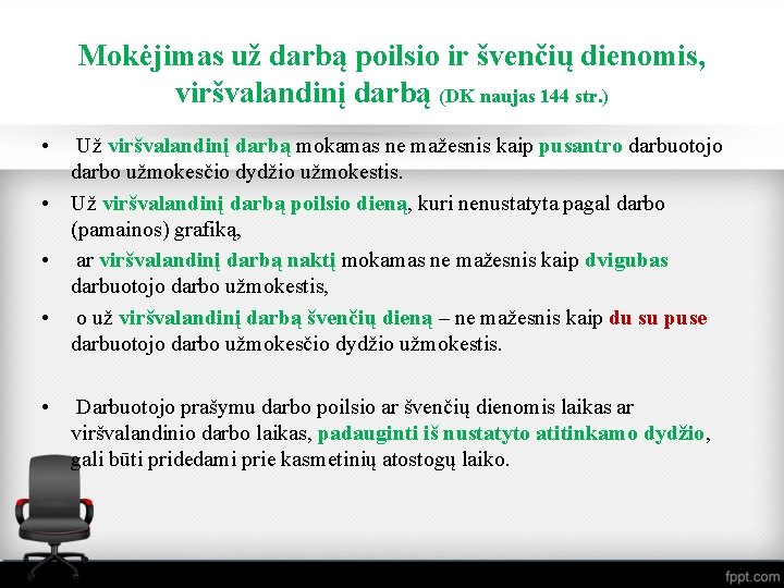 DARBO SANTYKI ADMINISTRAVIMAS STAIGOSE IR MONSE DARBO APMOKJIMO