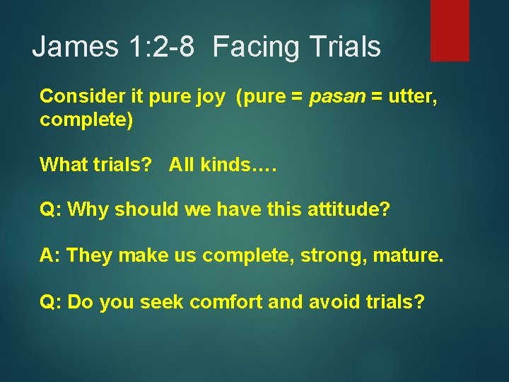 The Book of James DR JOHN OAKES FALL