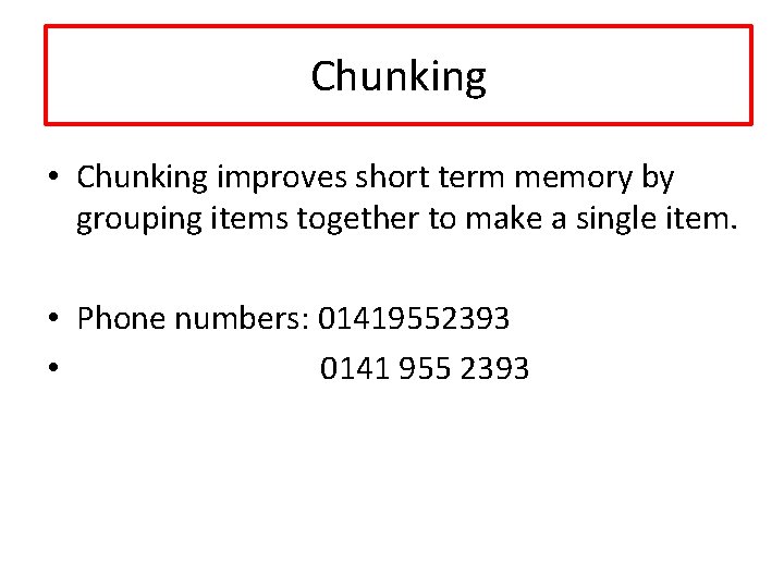 Key Area 3 3 Memory Unit 3 Neurobiology